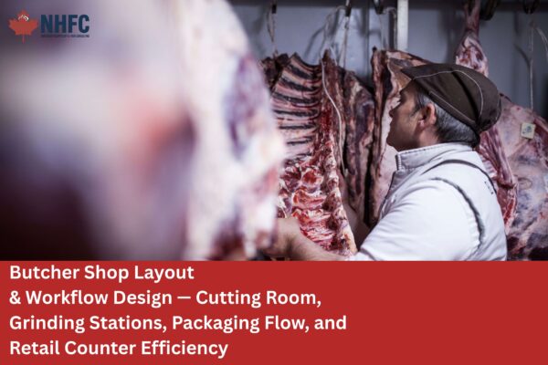 Butcher Shop Layout & Workflow Design — Cutting Room, Grinding Stations ...